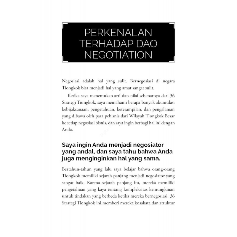 Seni Negosiasi Superior: Taktik, Siasat, Tipu Daya dalam Bisnis dan ...